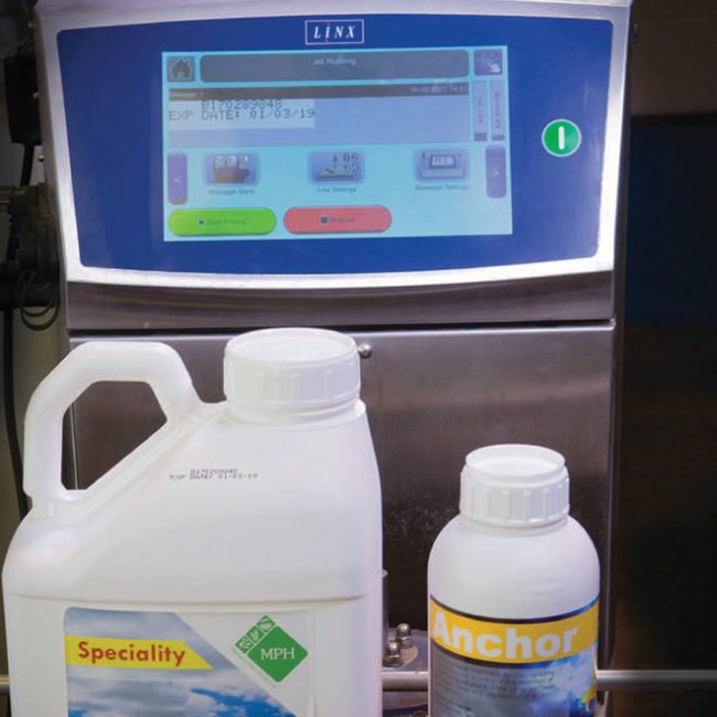 Linx 8900 delivers flexible coding for chemicals manufacturer - Tigerpak